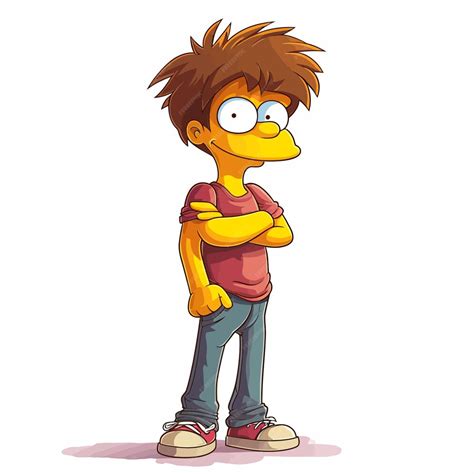 Premium Vector Hugo Simpson Cartoon Characte