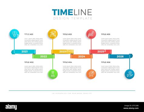 Timeline Infographics Icons For Business Data Visualization Stock