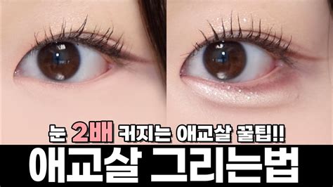 눈 2배 되는 초간단 애교살 그리는법 ️ㅣ애교살 섀도우 추천 투쿨 펜슬 홀리카 애교살 섀도우 등 ㅣ애교살 라이너ㅣ애교살 펜슬ㅣ