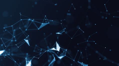 3d 추상적 디지털 기술 배경 그라데이션 점과 라인을 갖춘 미래 지향적 인 공상 과학 사용자 인터페이스 개념 빅 데이터 인공 지능 음악 허드 블록체인 및 암호화폐 0명에