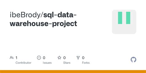 Github Ibebrodysql Data Warehouse Project