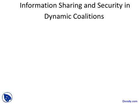 Information Sharing Introduction To Databases Lecture Slides Docsity