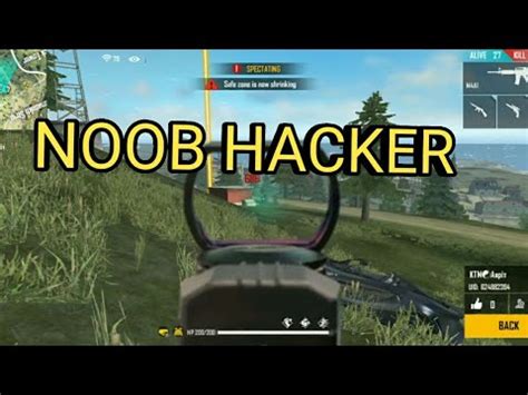 NOOB HACKER IN MY GAME YouTube