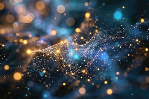 An Intricate Network Representing Data Learning Ai Generated Premium Ai Generated Image