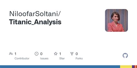Github Niloofarsoltani Titanic Analysis