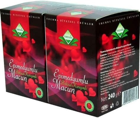 2x Turc Epimedium Macun Miel Pour Une Bonne Performance 240g X 2 Pièces