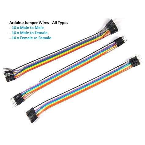 30cm 12inch Arduino Jumper Cable Connecting Wires Male To Male Male