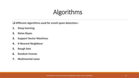 Spam Email Detection Using Machine Learning PPT Pptx