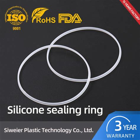 High Temperature Resistant O Ring Various Sizes Silicone Round Sealing Strip Silicone Sealing