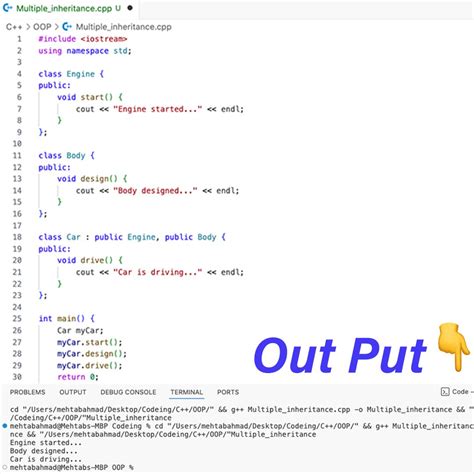 Cplusplus Inheritance Typesnheritance Oops Learningtogether Growthtogether Mehtab Ahmad