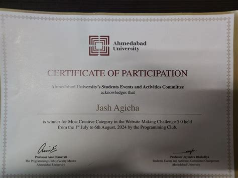 Jash Agicha On Linkedin 🏆 Awarded Most Creative Category In Website