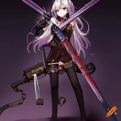 Japanese Anime Female Sword