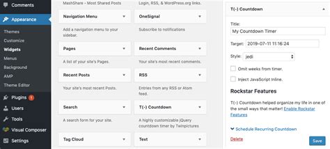 Add A Countdown Timer In Wordpress Visual Composer Website Builder