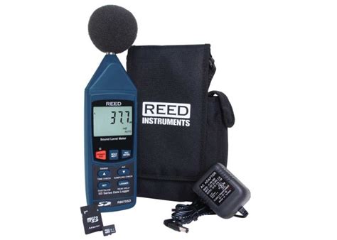 reed r8070sd kit data logging sound meter with adapter and sd card kit