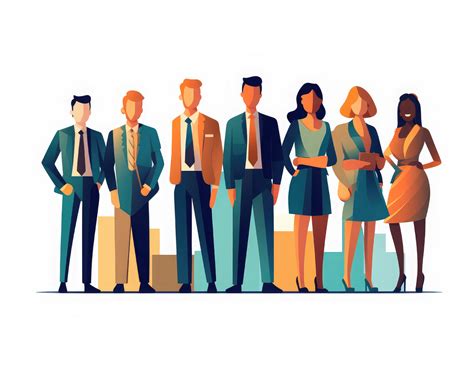 Business People Team Group Human Resource Ai Generated 28711993 Png