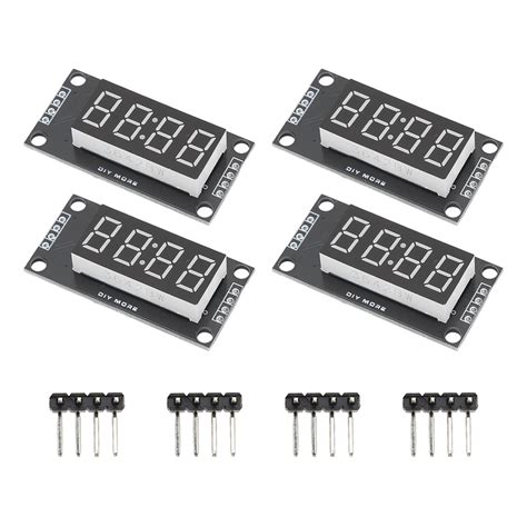 Neyseki 4 Sets Digital Tube Display Module Led 4 Digit 7 Segment 036in