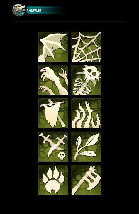 RPG Flat Skills 02 Game Icon Props Concept Rpg