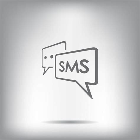 Premium Vector Sms Sign Icon