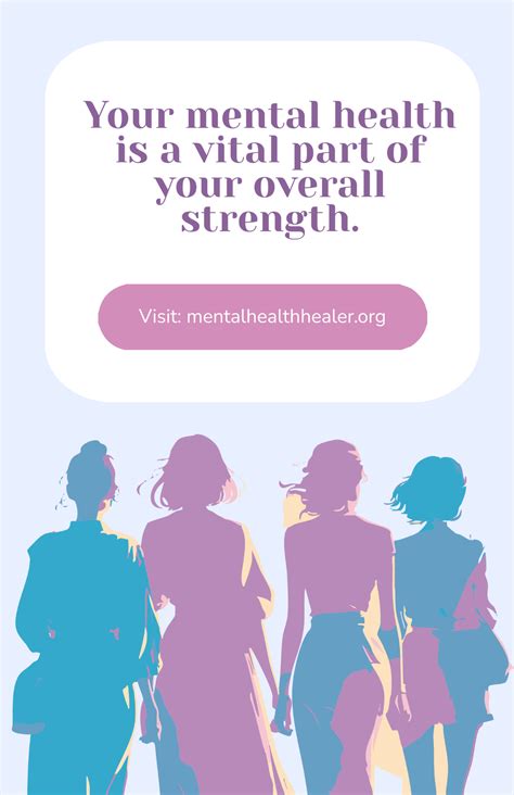 Free Mental Health Poster Templates Editable And Printable