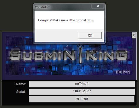 Windows Crackme 1