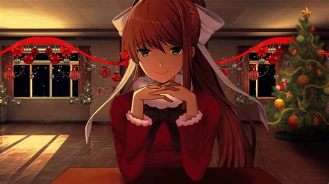 Monika Wallpapers Top Free Monika Backgrounds Wallpaperaccess