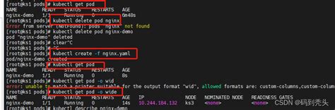 Kubernetes 创建pod的yaml文件 简单版 Nginxnginx Yaml Pod Csdn博客