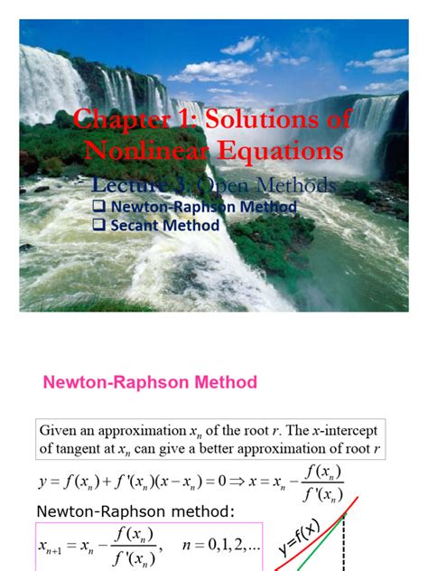 Mafe208iu L3 Open Methods Nonlinear Equations Pdf Algorithms And Data Structures