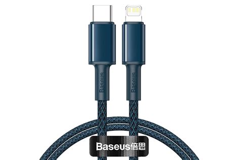 قیمت کابل شارژ باسئوس Type C به Lightning مدل High Density Braided 20w با طول 1 متر