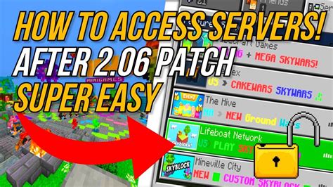 Minecraft Ps4 Bedrock Edition How To Access Servers Tu 2 06 Play Servers Now Ps4