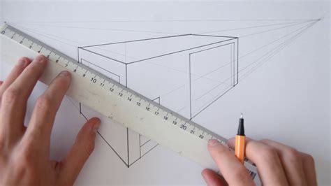 TUTORIAL HOW TO DRAW A BASIC HOUSE POINT PERSPECTIVE YouTube