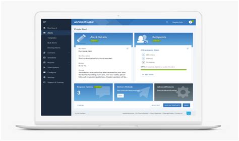 Onsolve S Notification Center On A Laptop Hd Png Download
