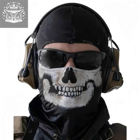 Маска Гоуста из Call of Duty, маска гоуст фейса, череп , балаклава ...