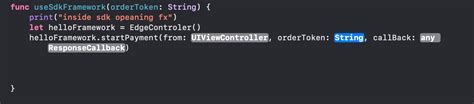 Ios Native Sdk Integration