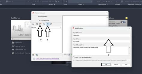 New Project Creating In Autocad Architecture Tutorial
