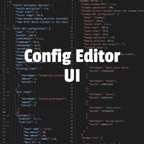 Config Editor Ui Plugins Codefling