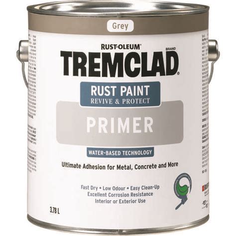 Rust Oleum WB TREMCLAD Rust Primer Flat Gray L Can