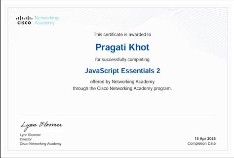 javascript webdevelopment cisconetworkingacademy codingjourney