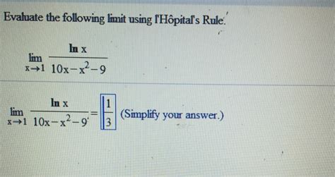 Solved Limits Chegg Com