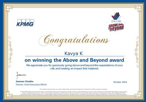 Kavya Krishnamoorthy on LinkedIn: I am honored to recieve the certificate and recoginition from…
