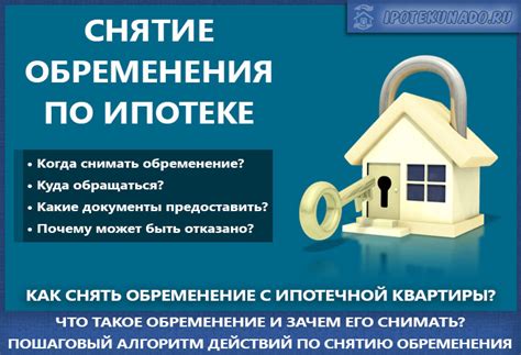 Как снять обременение с квартиры после погашения ипотеки в МФЦ и Росреестре документы и сроки