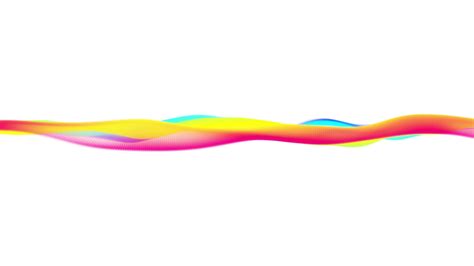 abstract digital dynamic multi colored waves of particles on a white