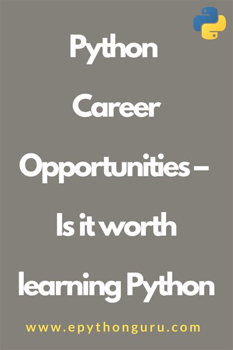 Python Career Opportunities Is It Worth Learning Python Side Income