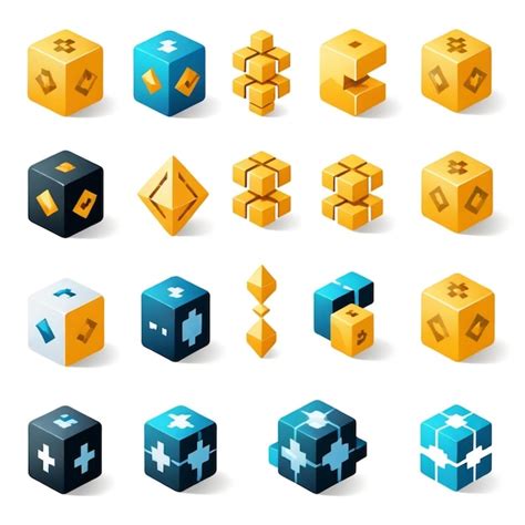 Blockchain Vector Set White Background Isolated A High Premium Ai Blockchain Vector Set White Background Isolated A High Premium Ai