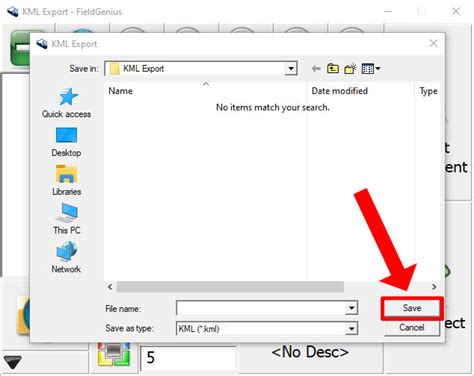 Exporting A Kml File Survey Assistant
