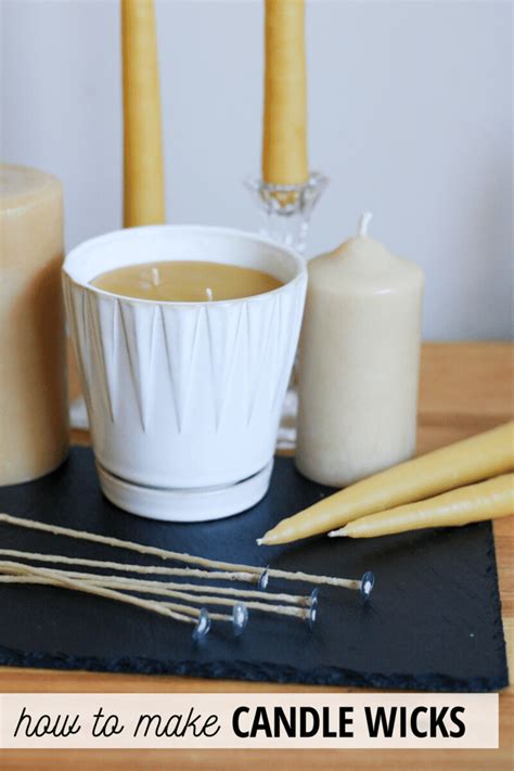 How To Make Candle Wicks For Homemade Candles The Home Intent