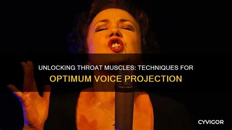 Unlocking Throat Muscles Techniques For Optimum Voice Projection Cyvigor