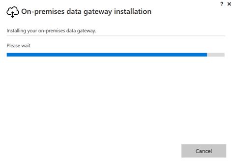 Installation Of The On Premises Gateway For The Azure Analysis Service
