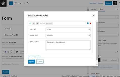 Advanced Form Validation Jetformbuilder Crocoblock