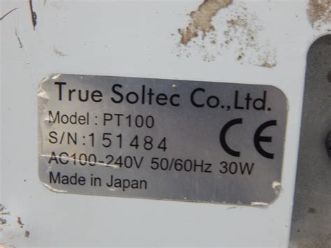 True Soltec Pt 100 Wire Tension Auto Pull Tester M0712 Oco Industrial