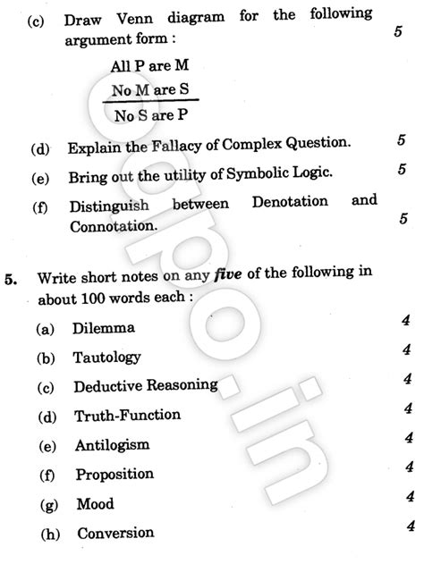 Ignou Bpy 002 Classical And Symbolic Logic Question Paper June 2014